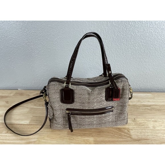 Coach | Bags | Coach Poppy Mini C Oxford Signature East West Satchel ...